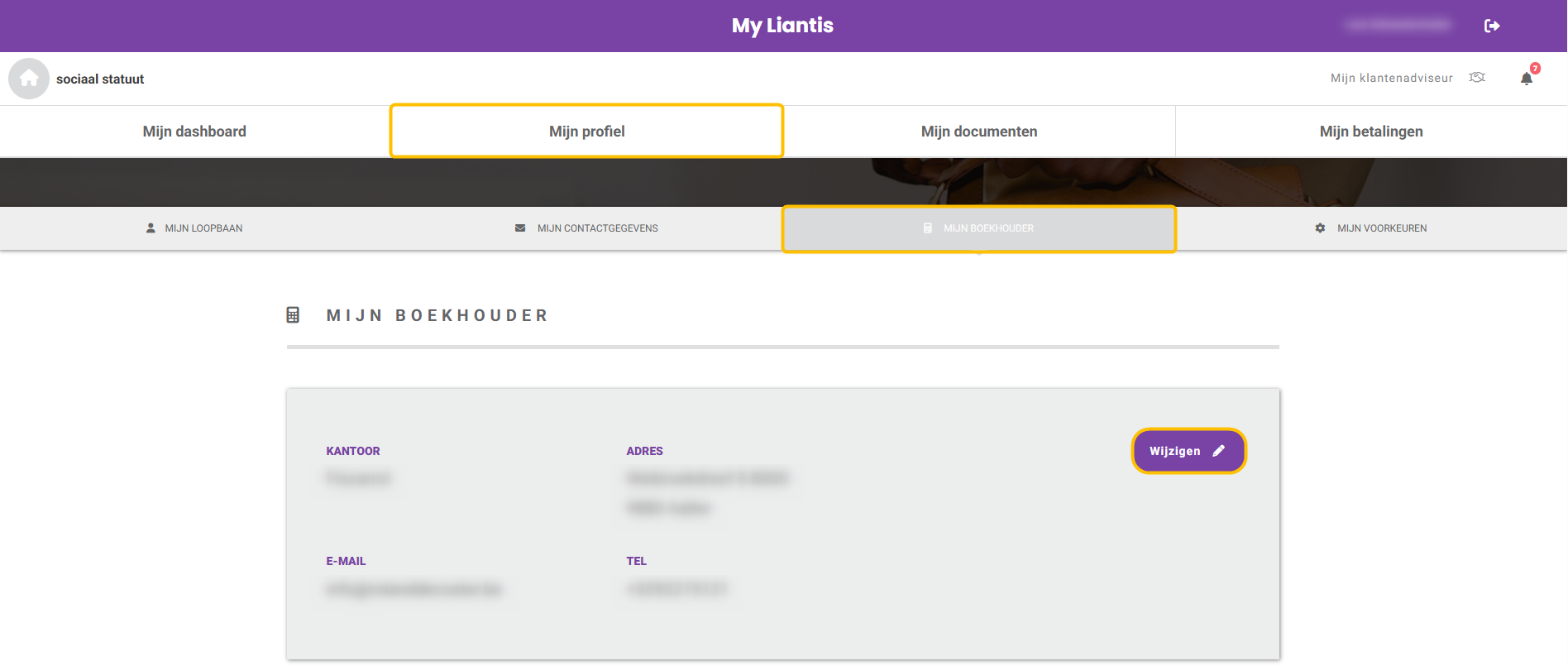 Waar kan ik als zelfstandige mijn boekhouder toevoegen in My Liantis? – Liantis Support